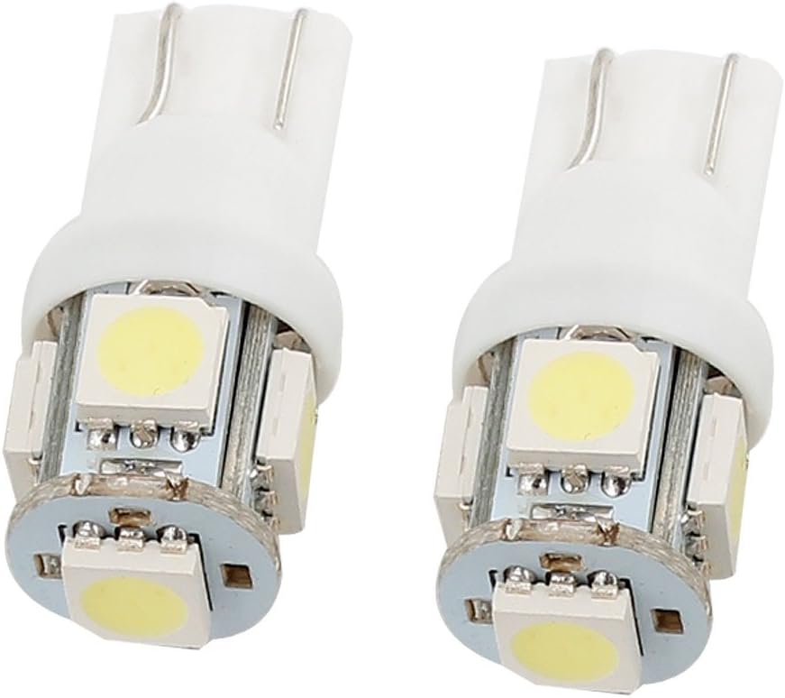 Amazon.com: Qtqgoitem Pair T10 White 5050 5 SMD LED Side Light Marker ...