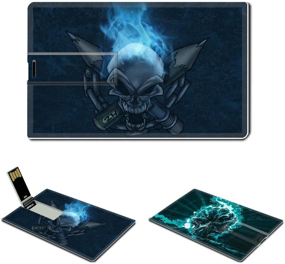 Amazon.com: 16GB USB Flash Drive USB 2.0 Memory Stick Symbol Skull and ...
