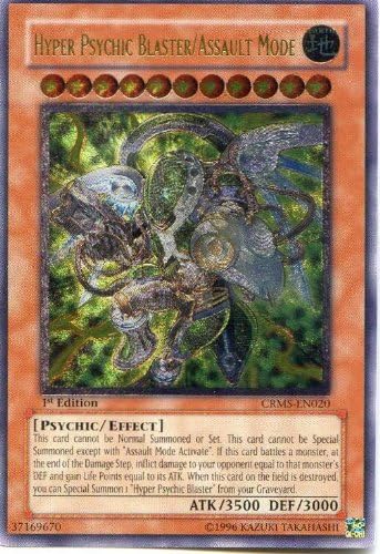 Amazon.com: Yu-Gi-Oh! - Hyper Psychic Blaster/Assault Mode (CRMS-EN020 ...