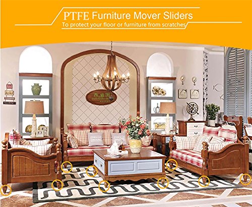 Snapklik.com : 1-1/4 Screw On Furniture Glides Sliders For Wooden ...