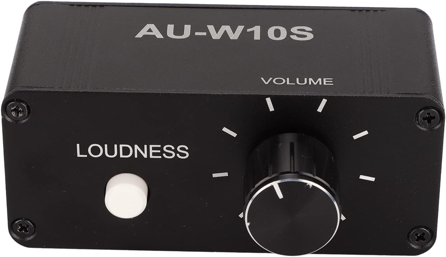 FOUF 3.5mm Audio Switch with Line Volume Controller, Multimedia ...