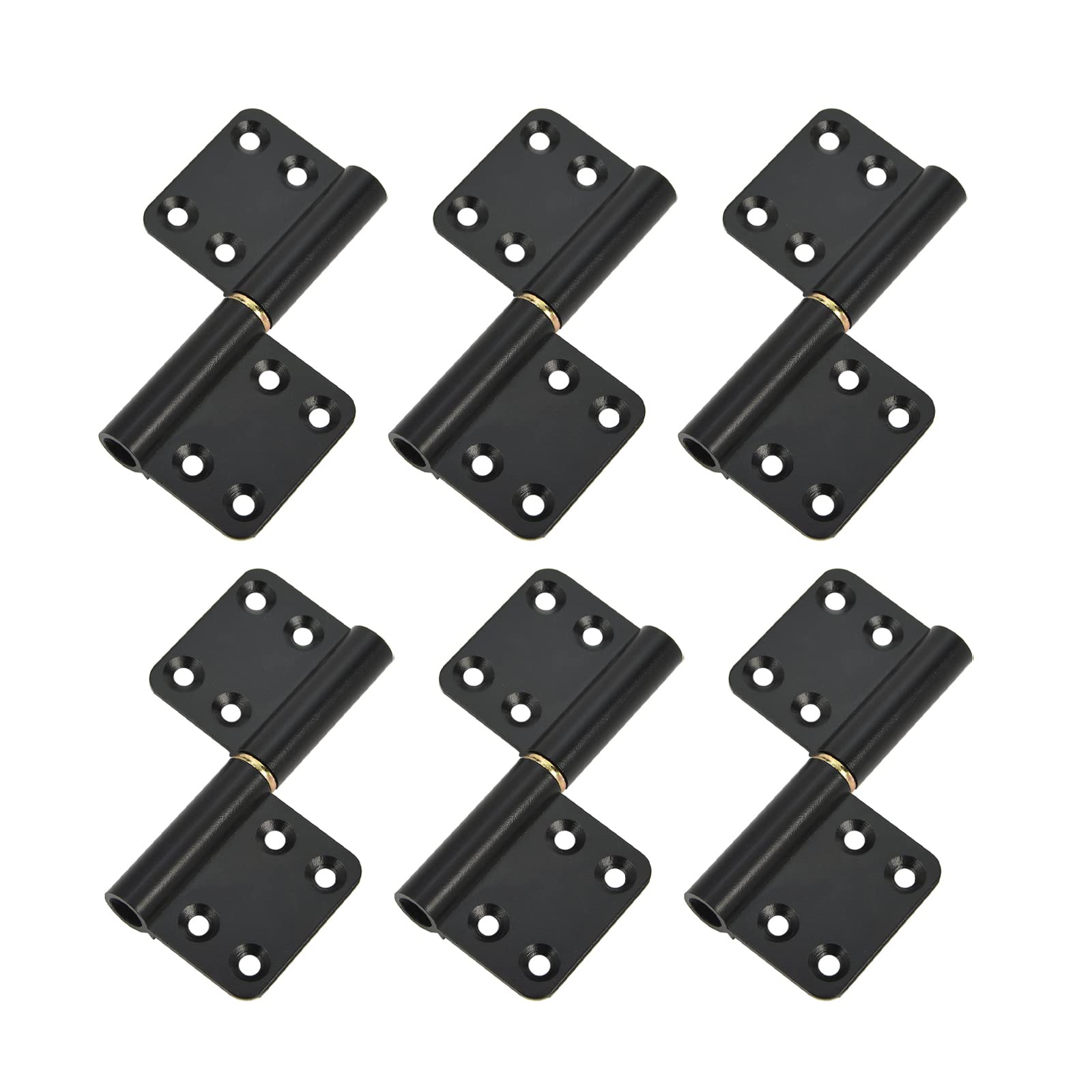 3.5 inch Lift Off Hinge 6 Pack Black Door Hinges Durable Flag Hinges ...