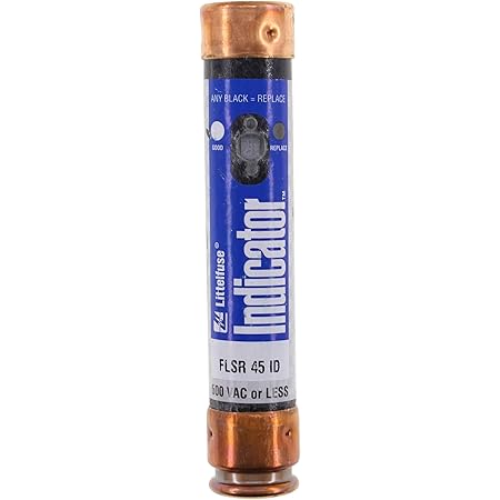 Littelfuse FLSR-45-ID Dual Element Time-Delay Fuse, Class-RK5, 45A ...