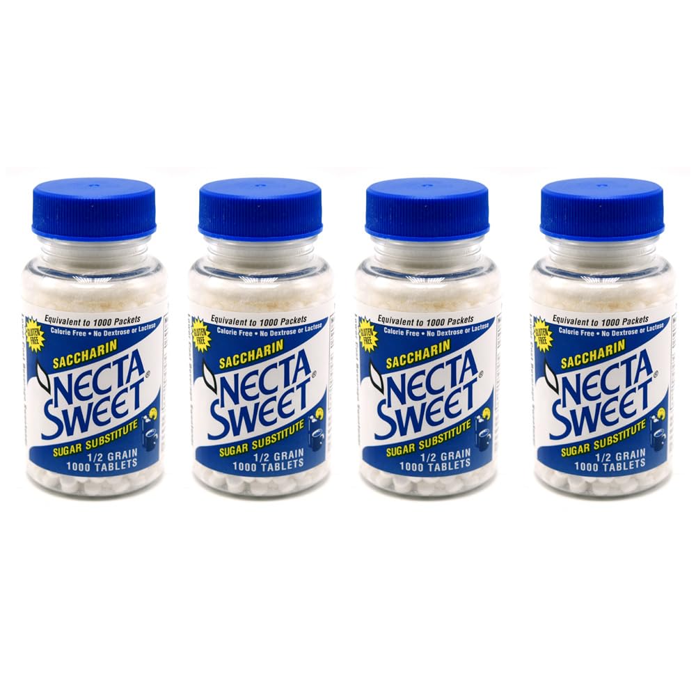 Snapklik.com : Necta Sweet Saccharin Tablets, 1/2 Grain, 1000 Tablet Bottle