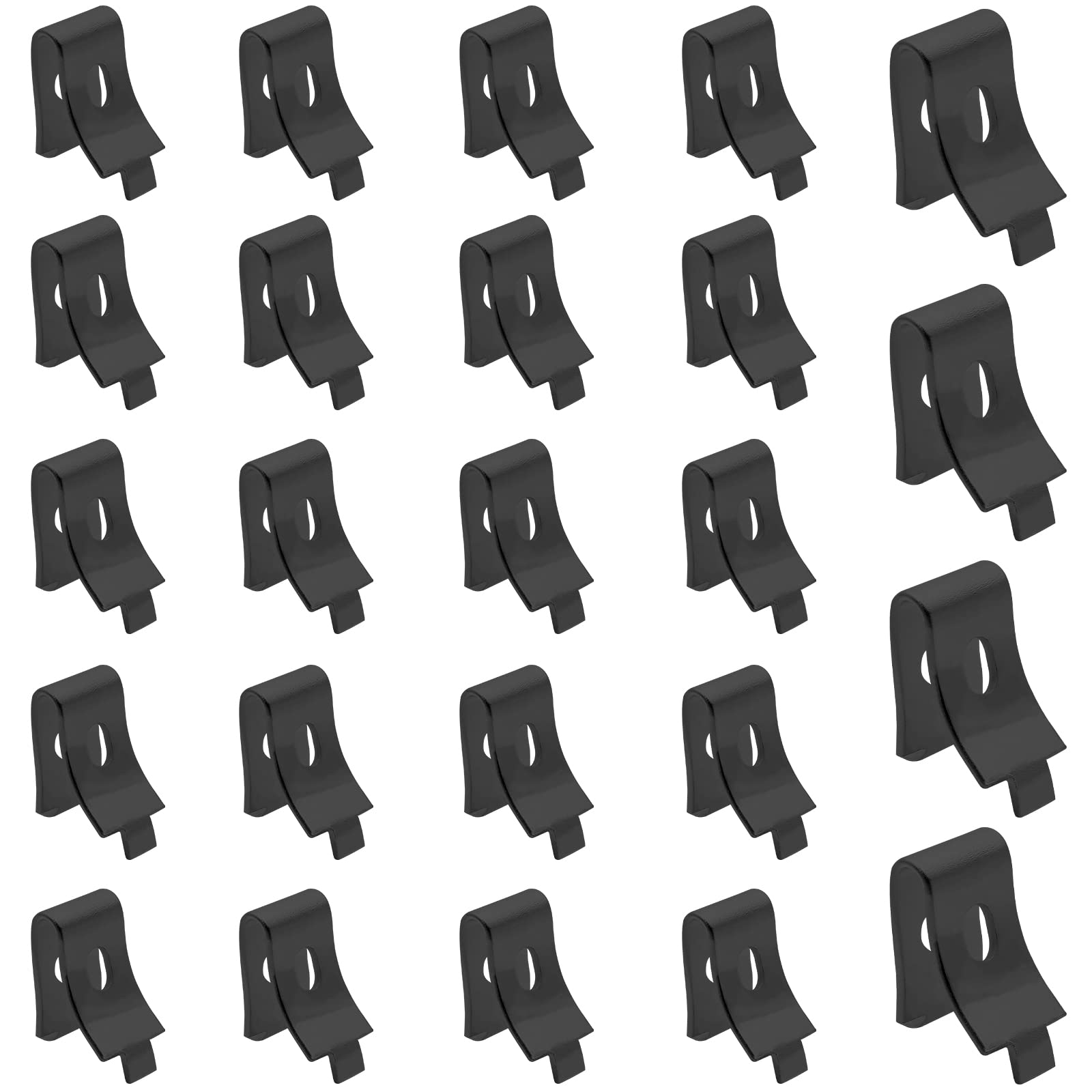 Amazon.com: Kyuionty 24 Pack Pilaster Shelf Support Clip, Adjustable ...