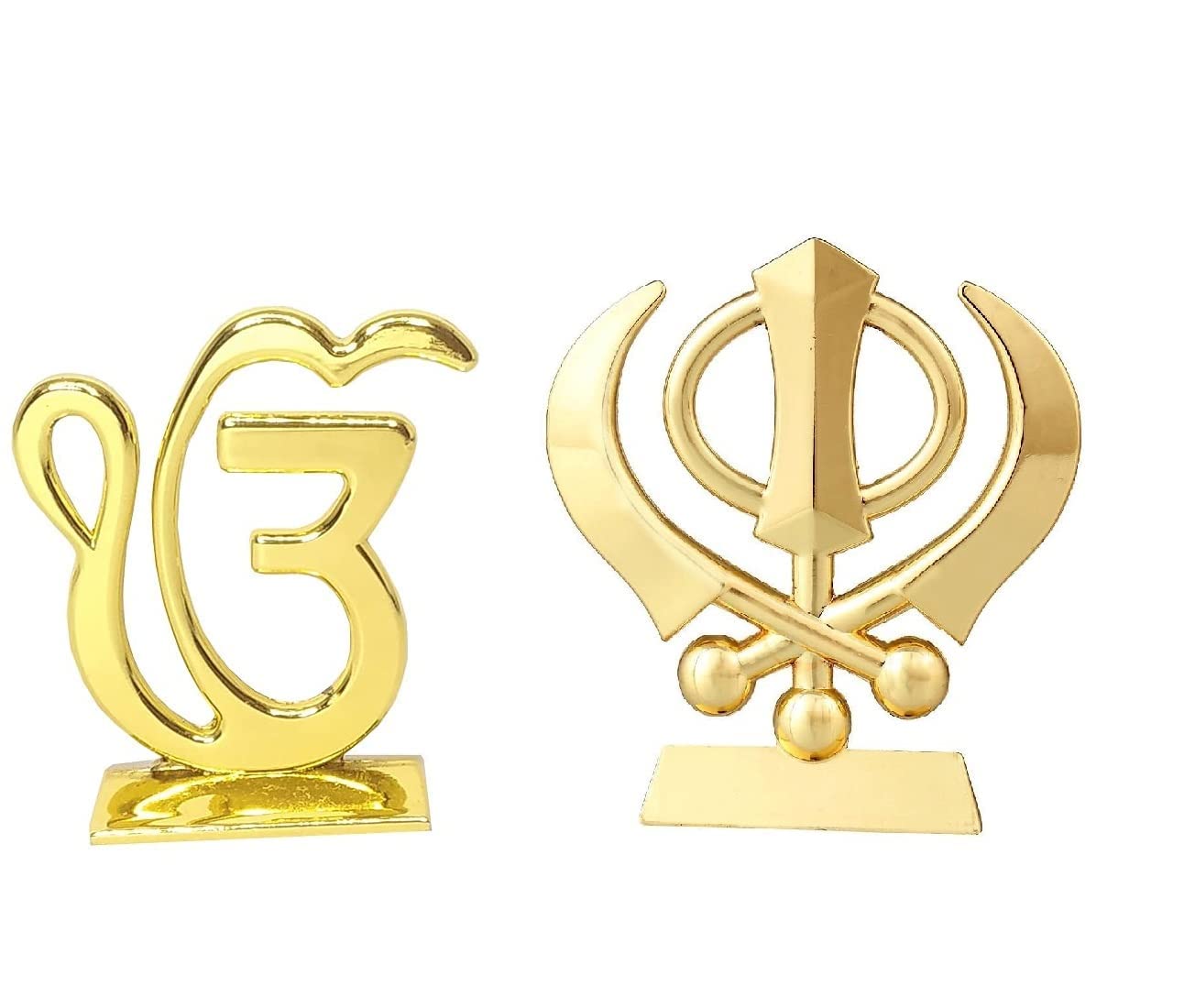 Buy BLESS KRAFT Sikh Religious Symbol Khanda Sahib and Ek Onkar (6x5cm ...