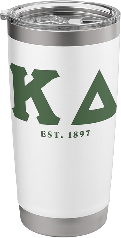 Amazon.com | Kappa Delta Officially Licensed EST. 1897 Lettered - Green Stainless Steel ...