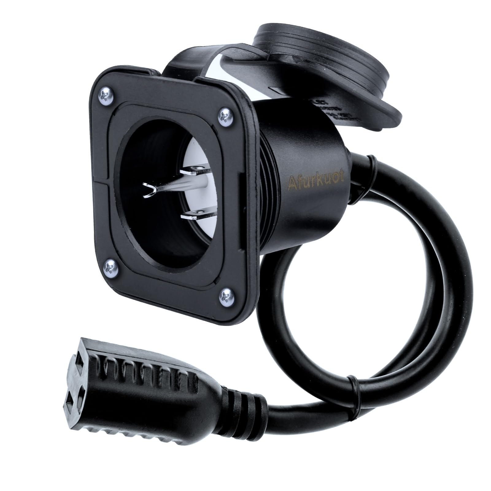 Afurkuot 15 Amp Shore Power Inlet 125V Power Inlet Port Plug ...