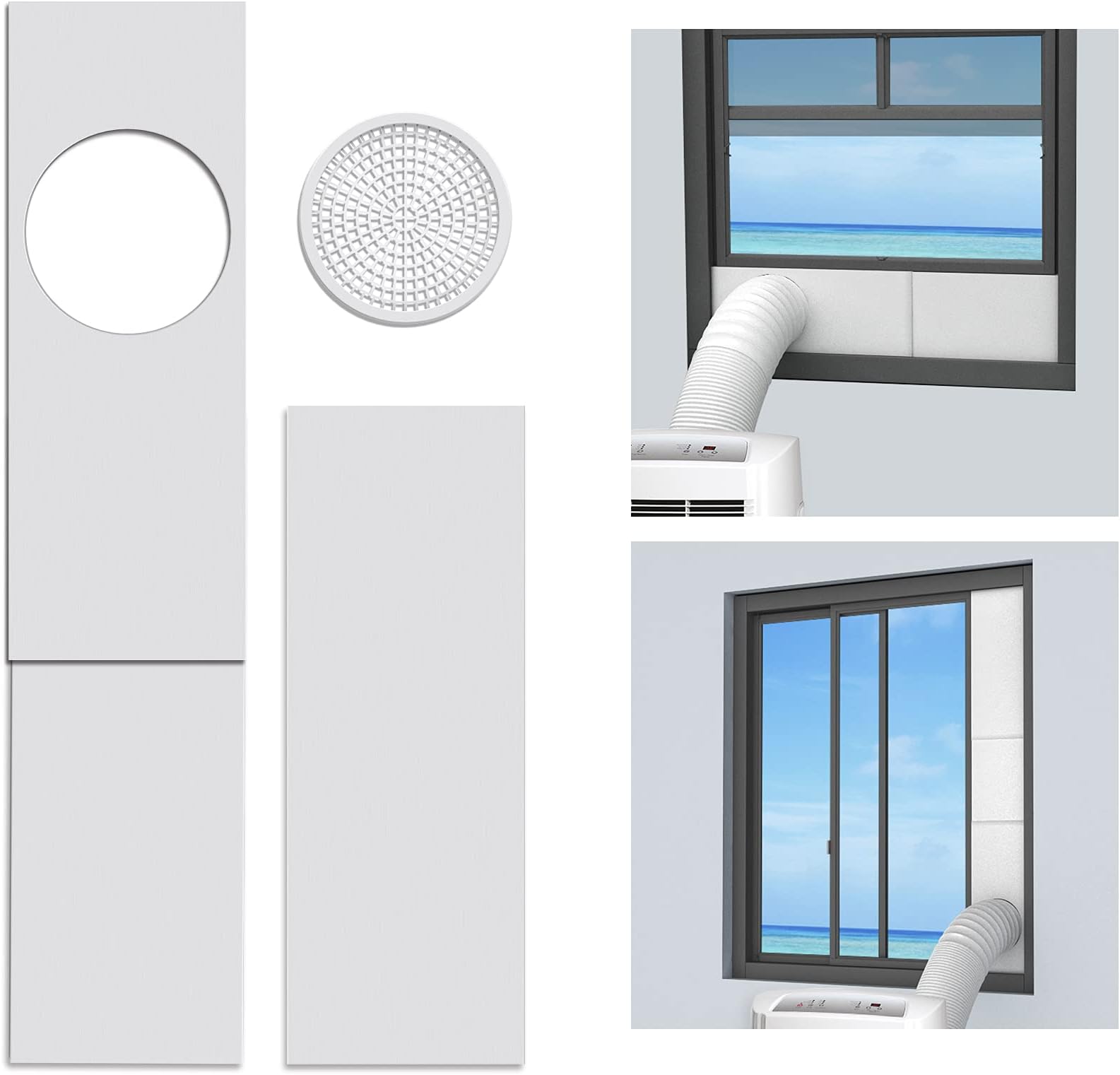 Luxerlife Portable Air Conditioner Exhaust Hose - 5.9 Inch Diameter ...