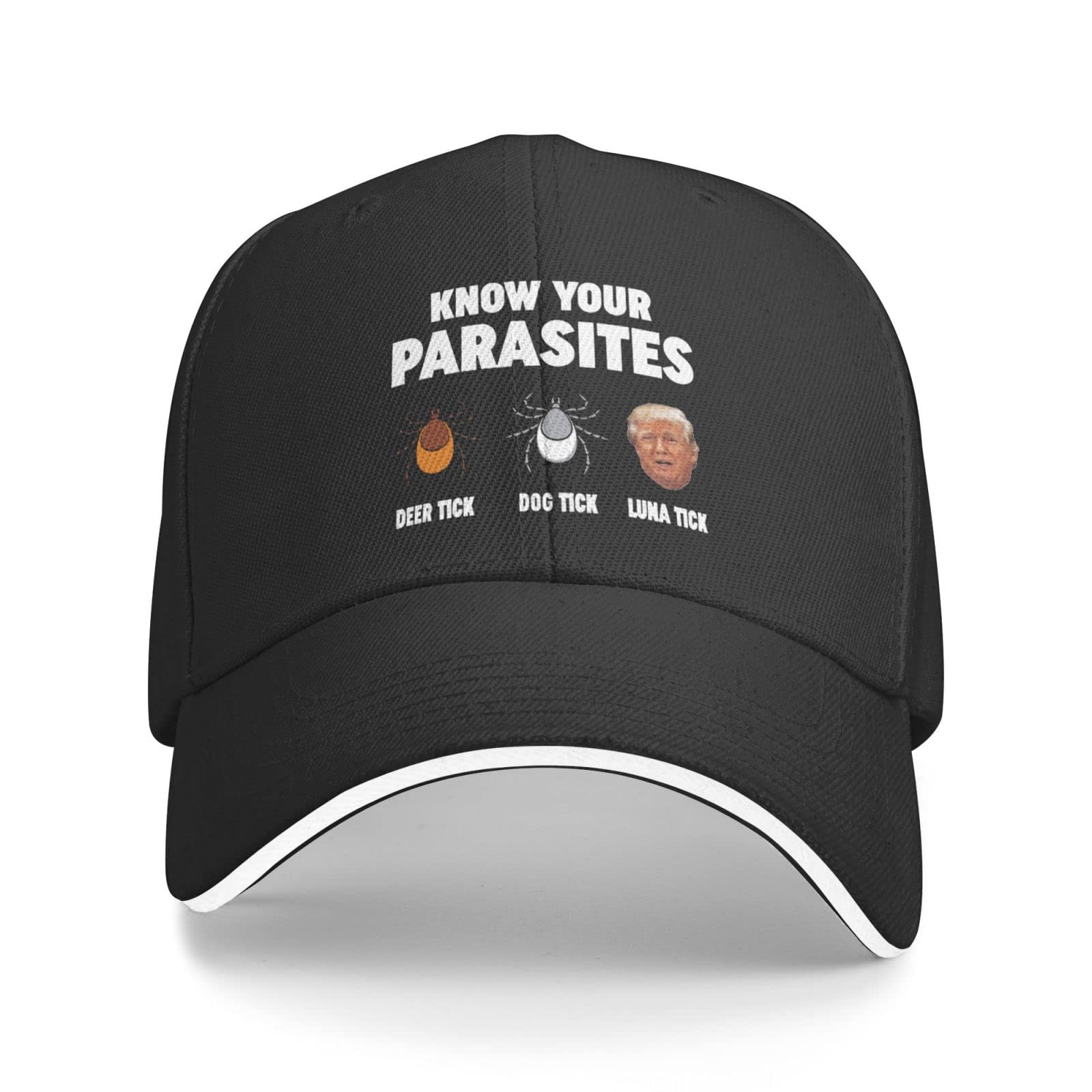 JUSBCHTU Know Your Parasites Anti-Trump Hat Adjustable Baseball Cap ...