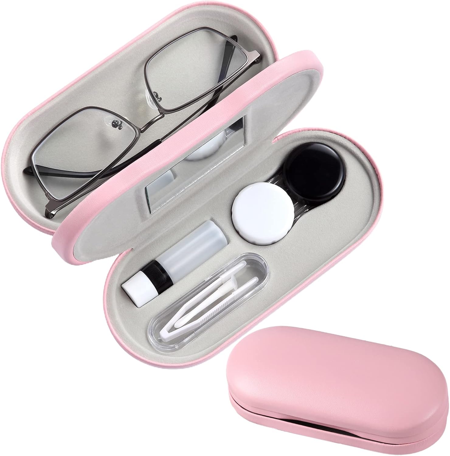 Amazon.com : AITIME Contact Lens Case, Contact Box Kit, 2 in 1 Double ...