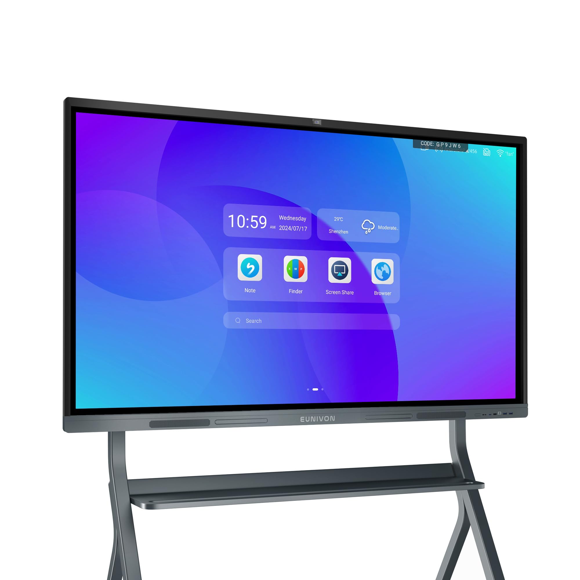 Amazon.com : EUNIVON Interactive Whiteboard, 65'' 4K UHD Smart ...