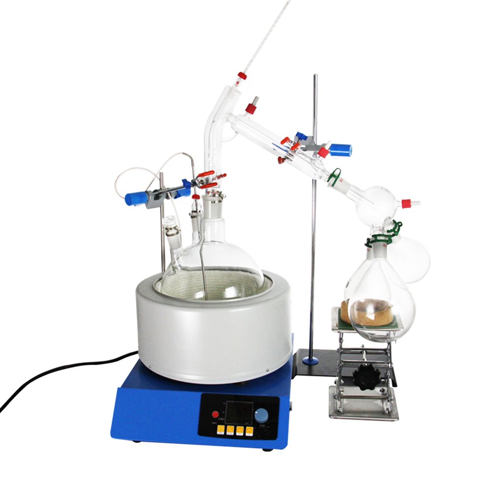 New 5000ml Lab Essential Oil Steam Distillation Glassware Apparatus ...