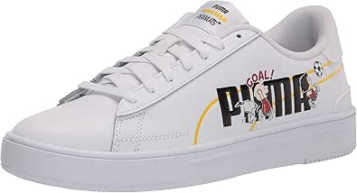 Amazon.com | PUMA Peanuts Serve Pro (Little Kid) White Black 11.5 ...