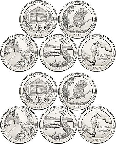 2015 National Parks Set P&D Mint (10 Coins) Uncirculated at Amazon's ...