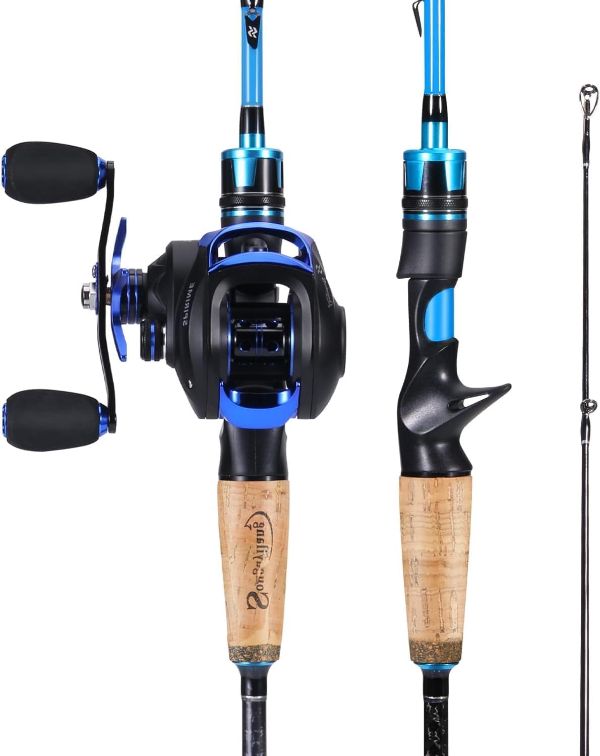 Sougayilang Fishing Rod and Reel Combo, Medium Heavy Fishing Pole with ...