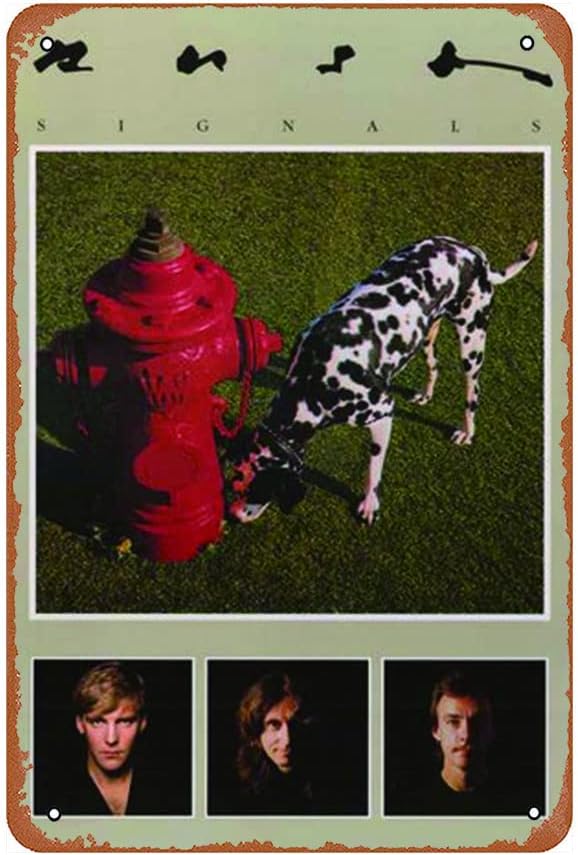 Amazon.com: Rush Signals Album Cover Funny Art Metal Tin Sign 8x12 inch ...