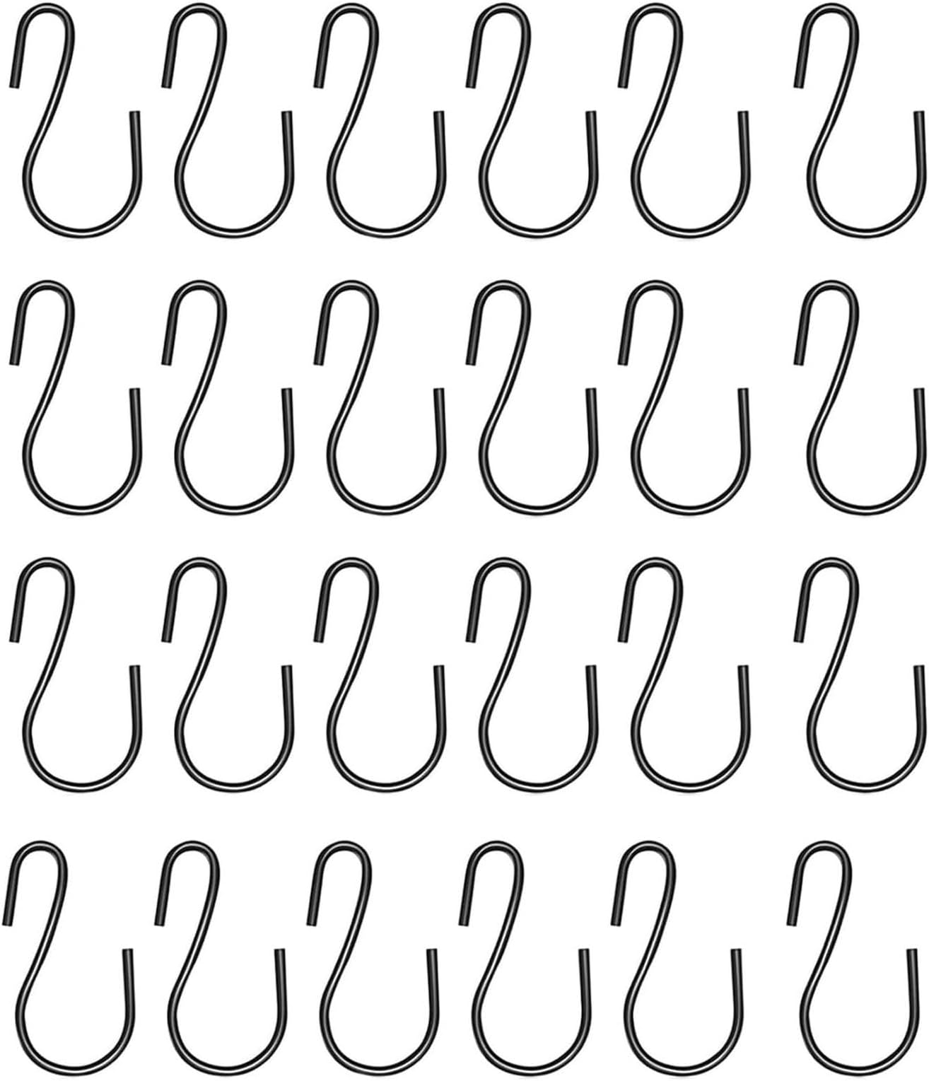 20 PCS Mini S Hooks for Hanging, S Shaped Hanging Hooks, Stainless ...