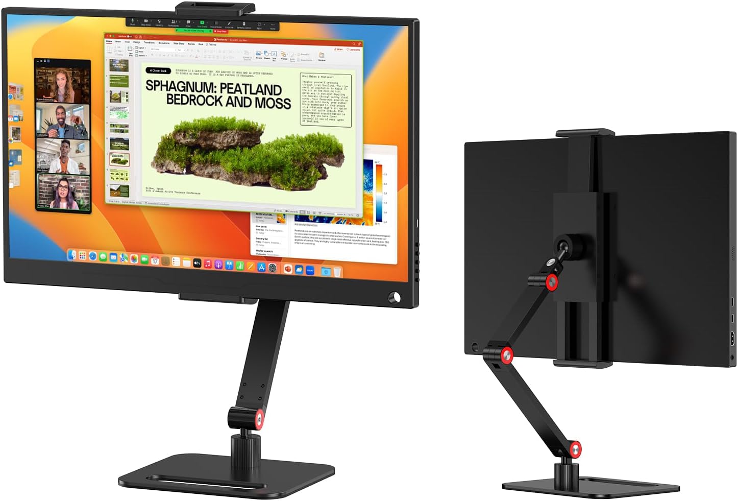 Amazon.com: UPERFECT Tablet Stand for Desk, Adjustable 360° Swivel ...