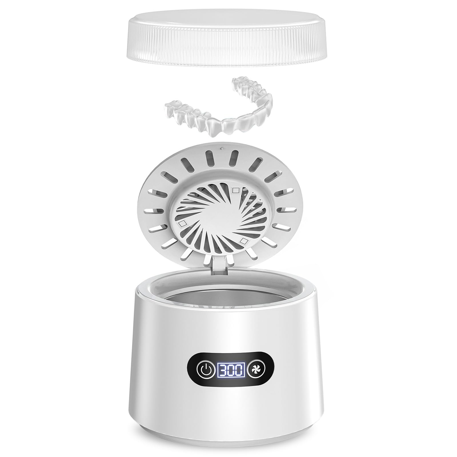 Amazon.com : CozyZen Ultrasonic Retainer Cleaner with Dust Cover, Air ...