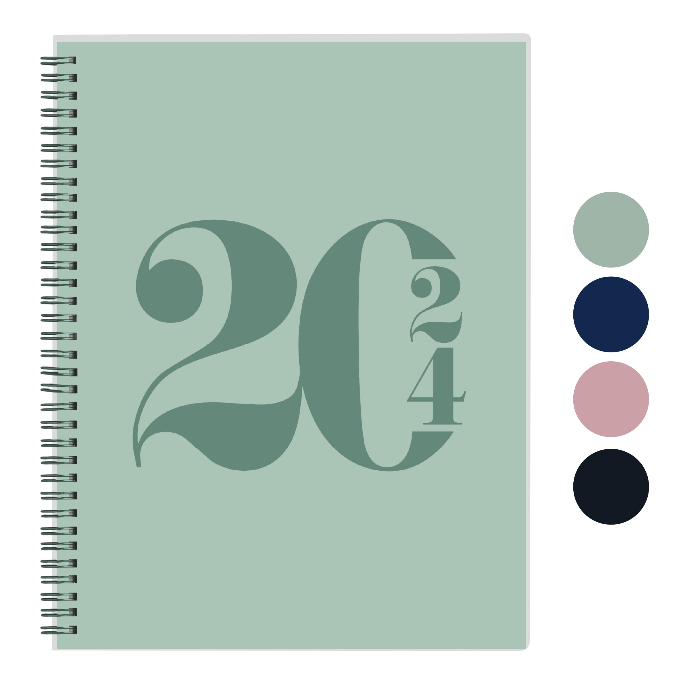 Rileys 2024 Weekly Planner - Typographic Annual & Monthly Agenda ...