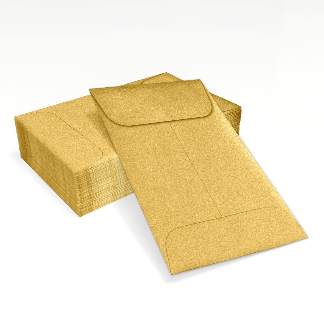 Snapklik.com : Coin Envelopes, Gold Metallic, 2 1/4-Inch X 3 1/2-Inch ...