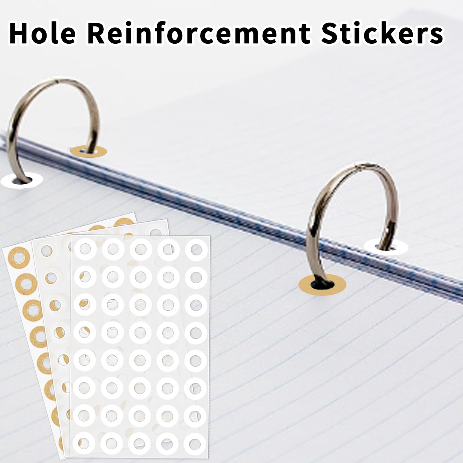 Snapklik.com : Yeachlaing Hole Reinforcement Stickers Labels