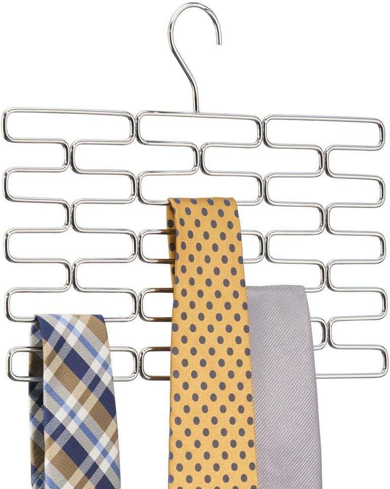 mDesign Corbatero – Elegante Percha organizadora con Huecos para al ...