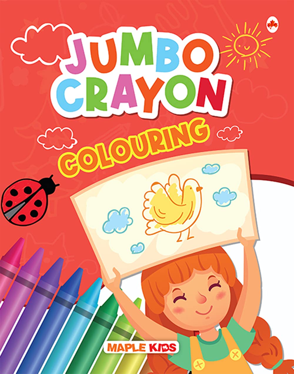 Jumbo Colouring Book - Crayon Colouring for children : Maple Press ...