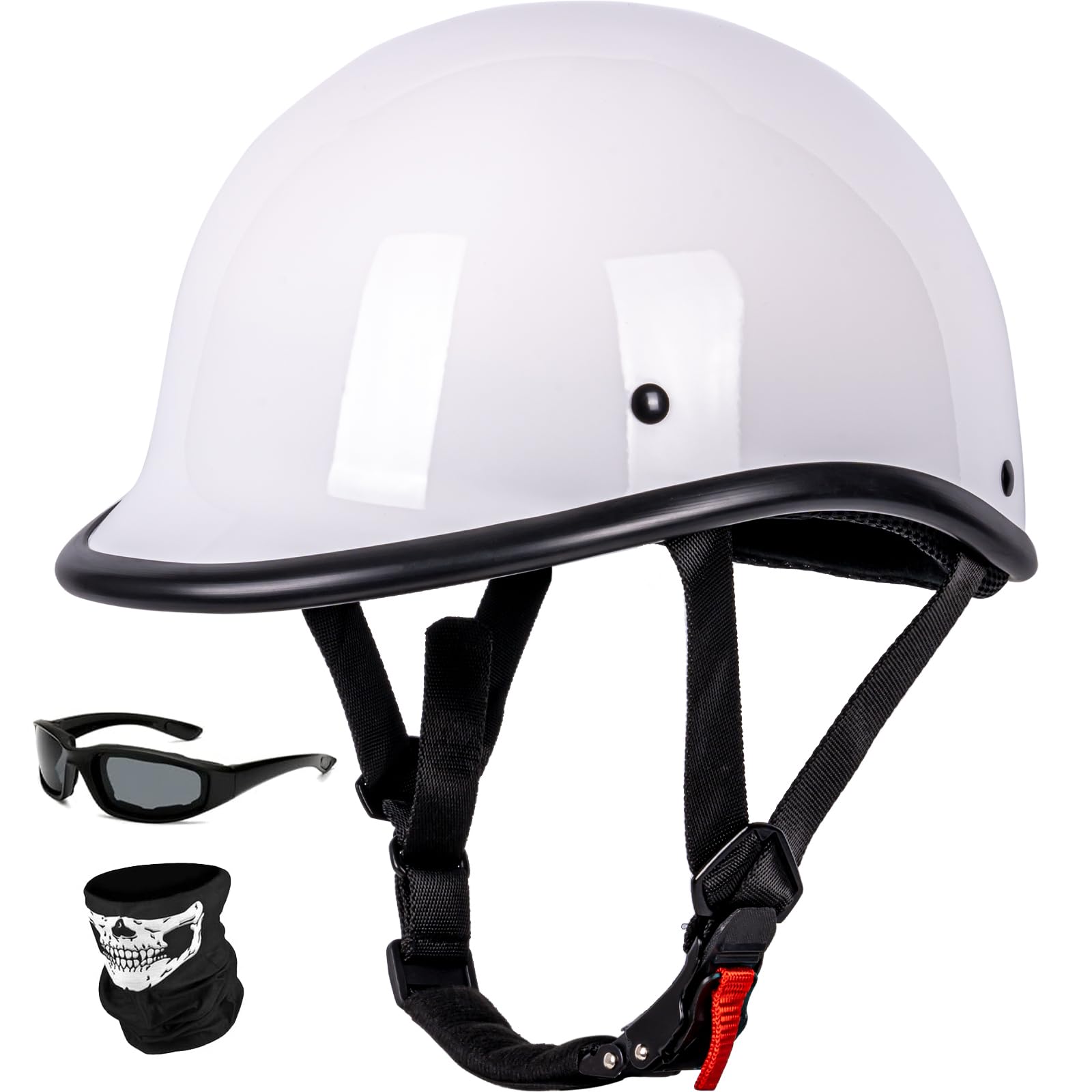 Snapklik.com : Yesmotor Vintage Motorcycle Half Helmet - Lightweight ...