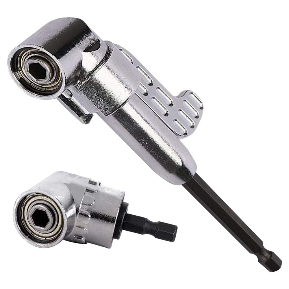 KAFENDA 2 PACK 105 Degree Right Angle Drill Adapter Hex Shank Magnetic ...