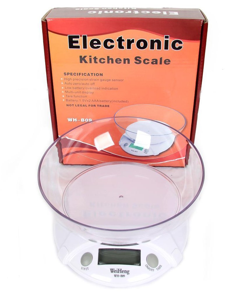 Amazon.com: Digital Kitchen Back-Lit LCD Display Diet Food Scale 3KGx0 ...