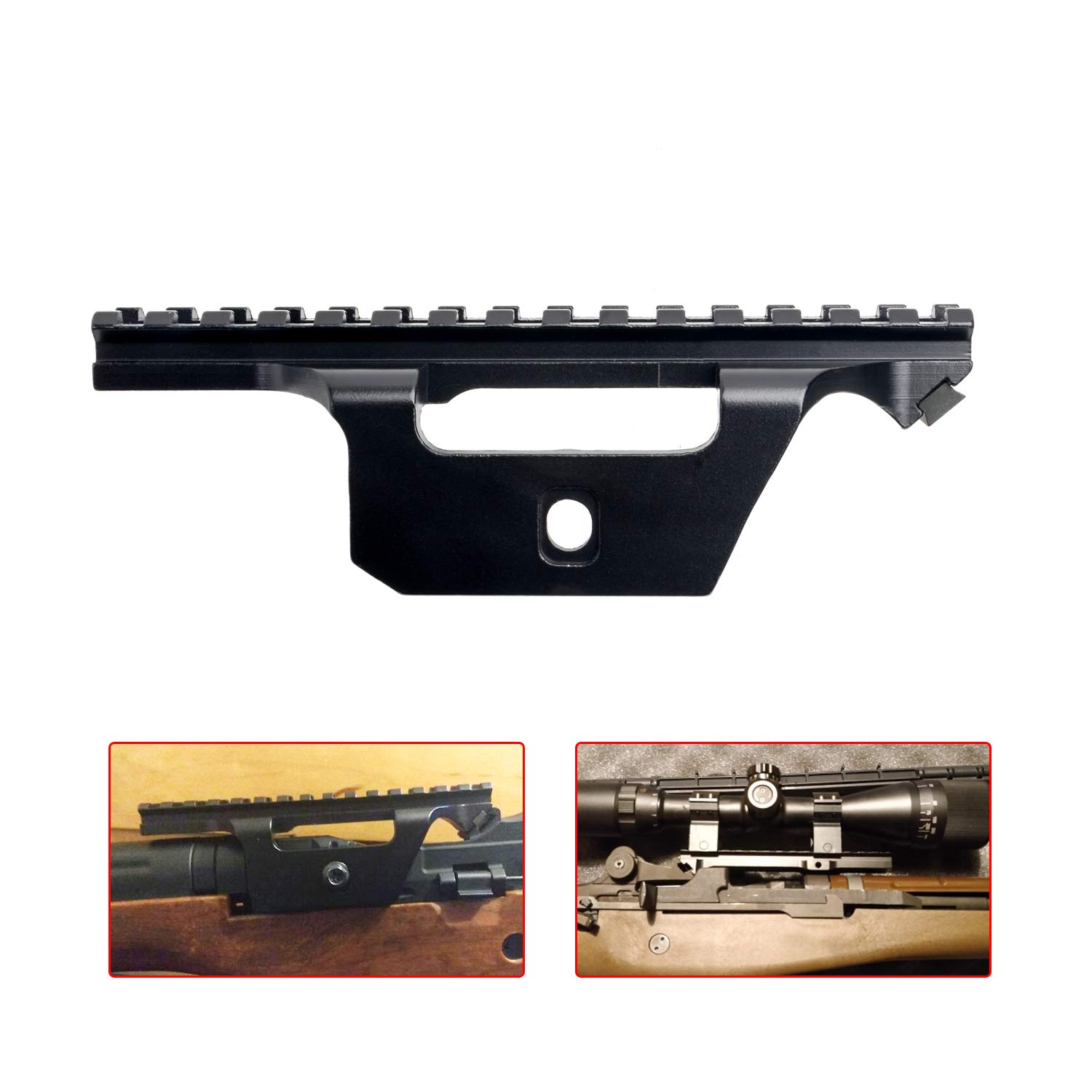 FOCUHUNTER Tactical M14 Scope Mount Rifle Hunting 20mm Mount Tactical ...