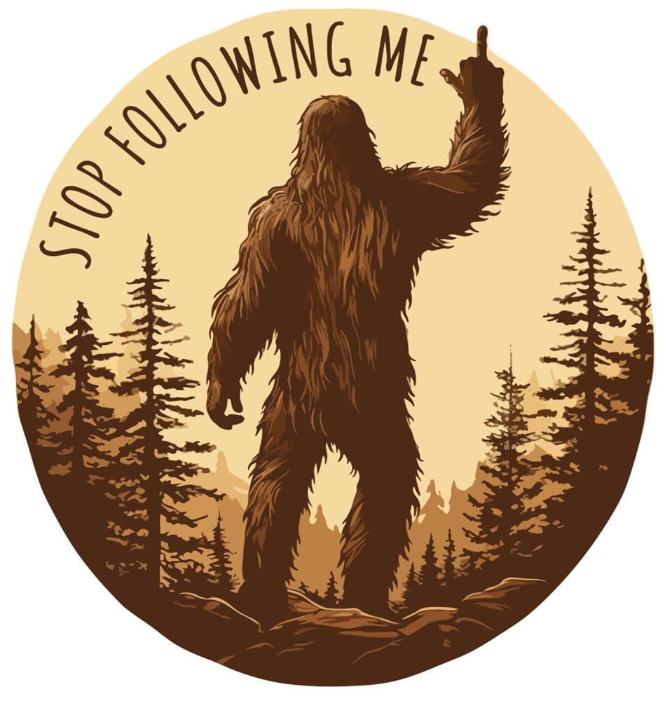 Amazon.com - SQUATCH METALWORKS Vinyl Sticker - Sasquatch Decal ...