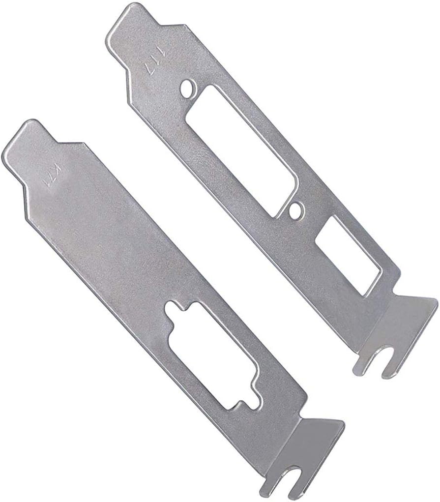 Zhichengbosi Low Profile Graphics Card Bracket, Half Height Bracket ...