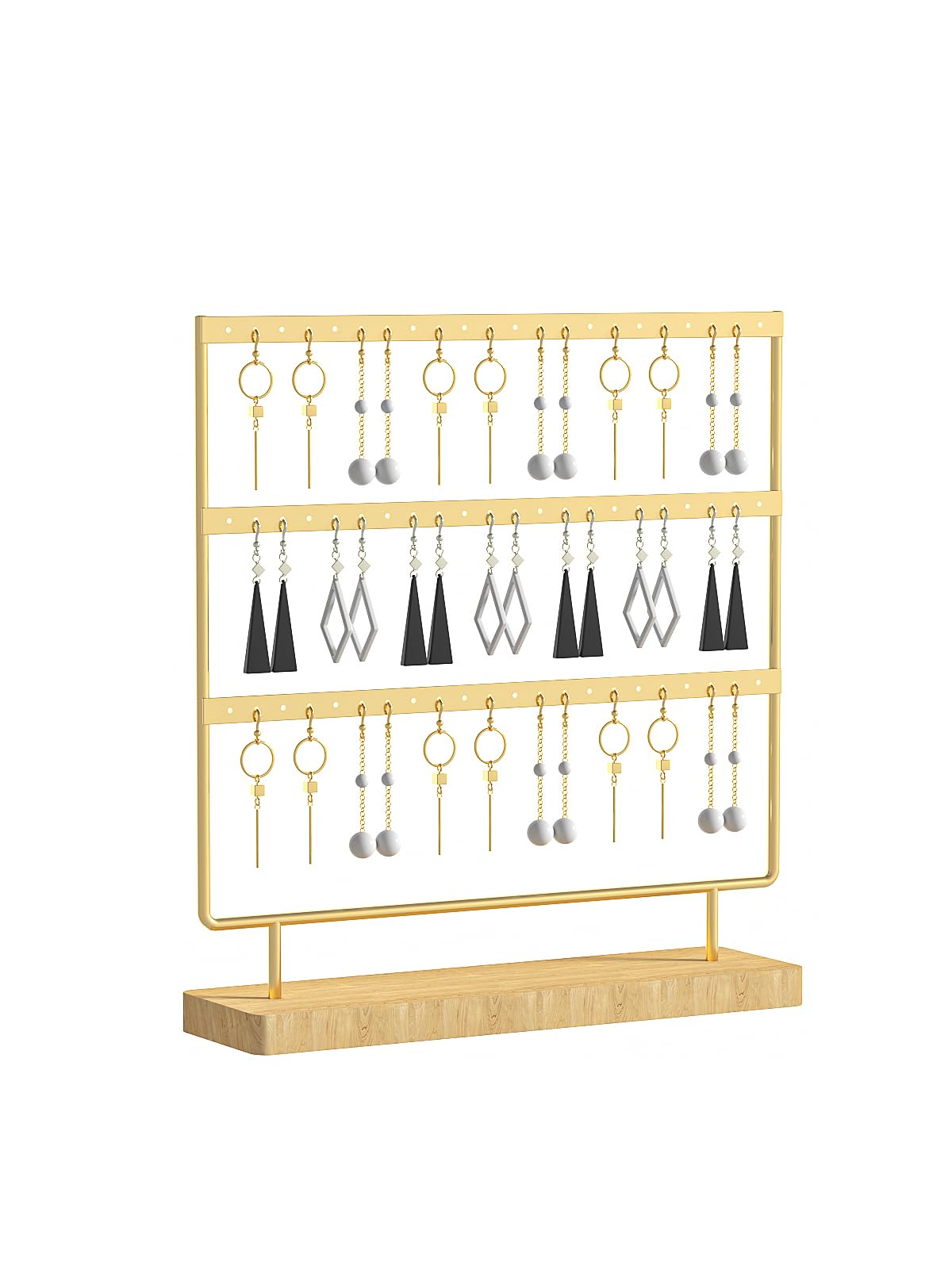 Amazon.com: Ausalivan Earring Holder Organizer,Pierced Large Earrings ...