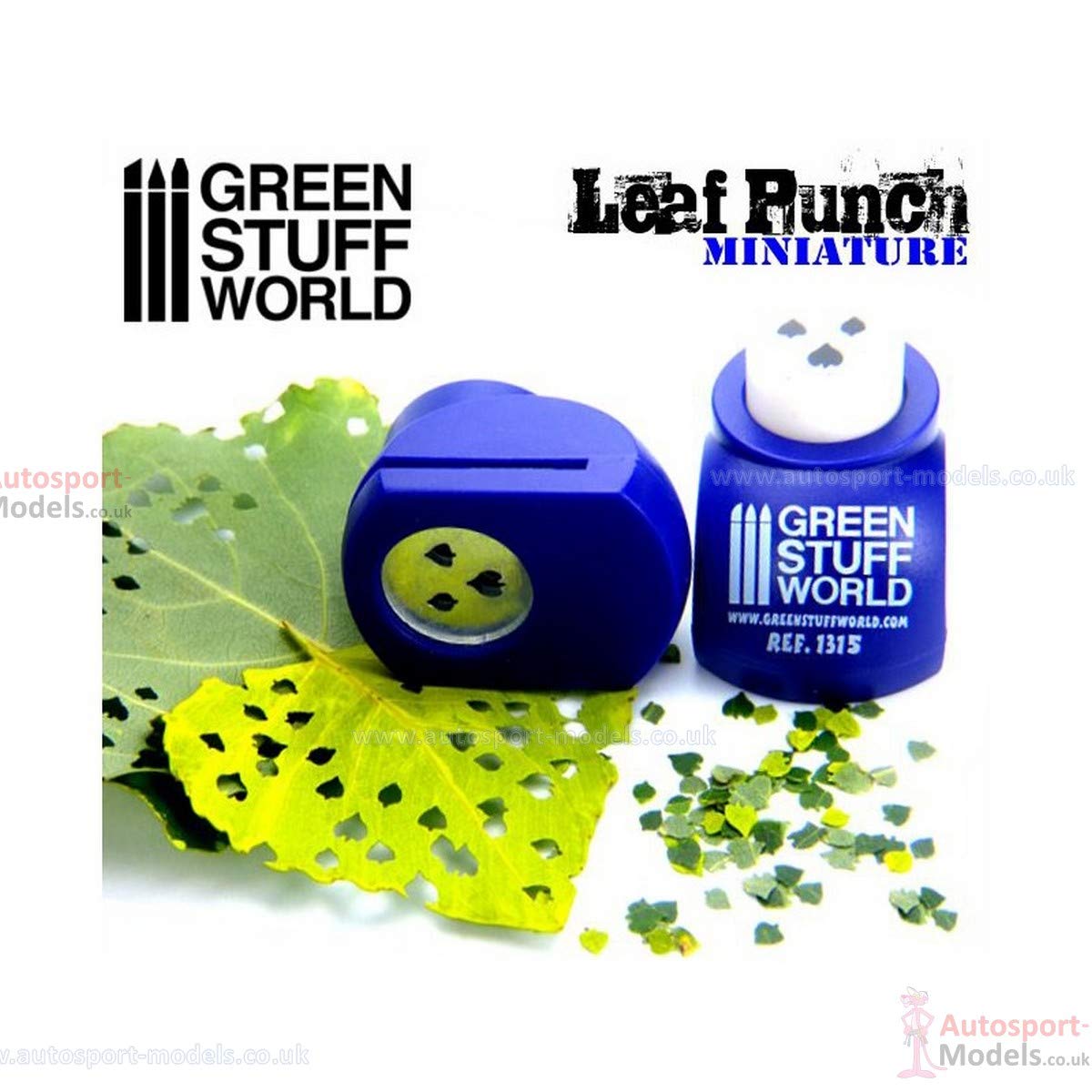 Amazon.com : Greenstuff World Leaf Punch Dark Purple Miniature Tool ...