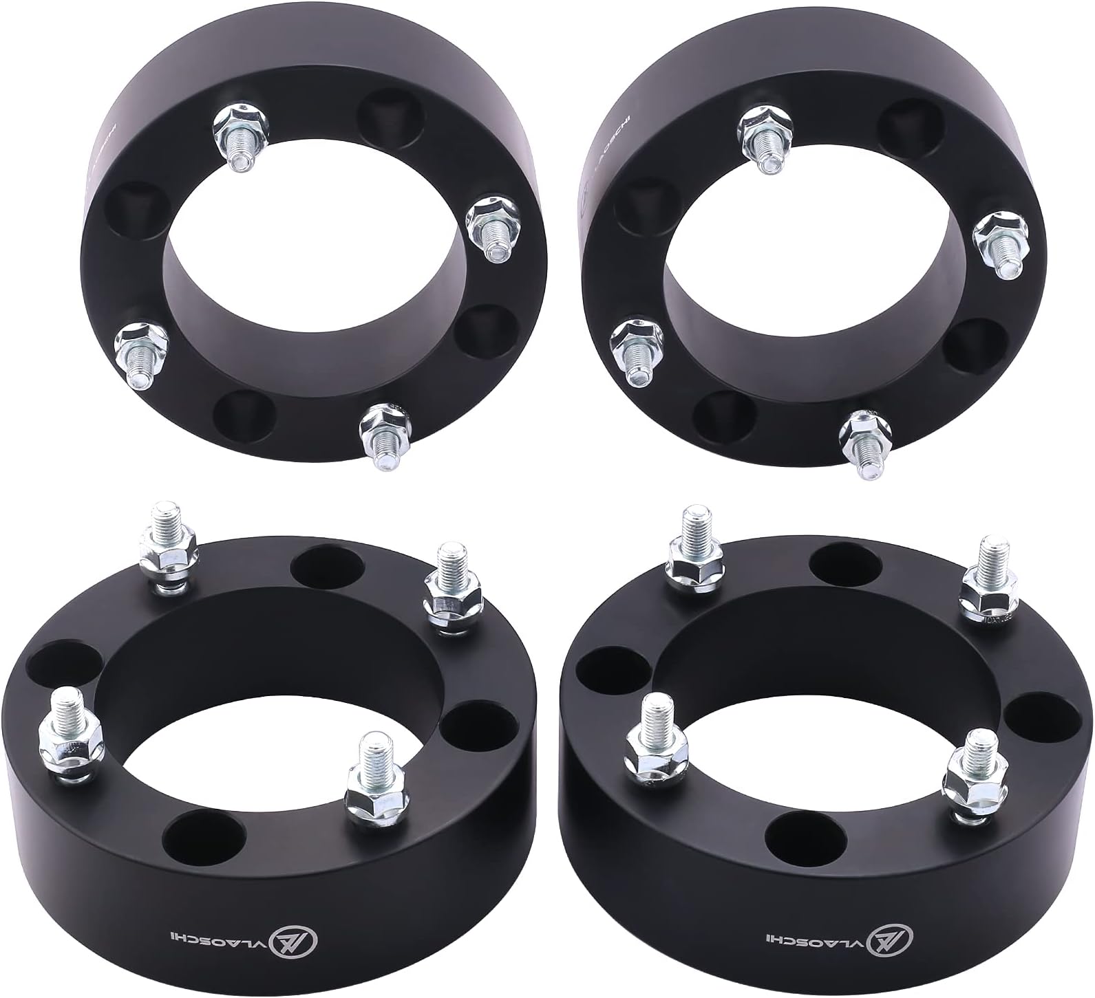 Amazon.com: VLAOSCHI Black Forged 4x137 ATV Wheel Spacers 1 Inch with ...