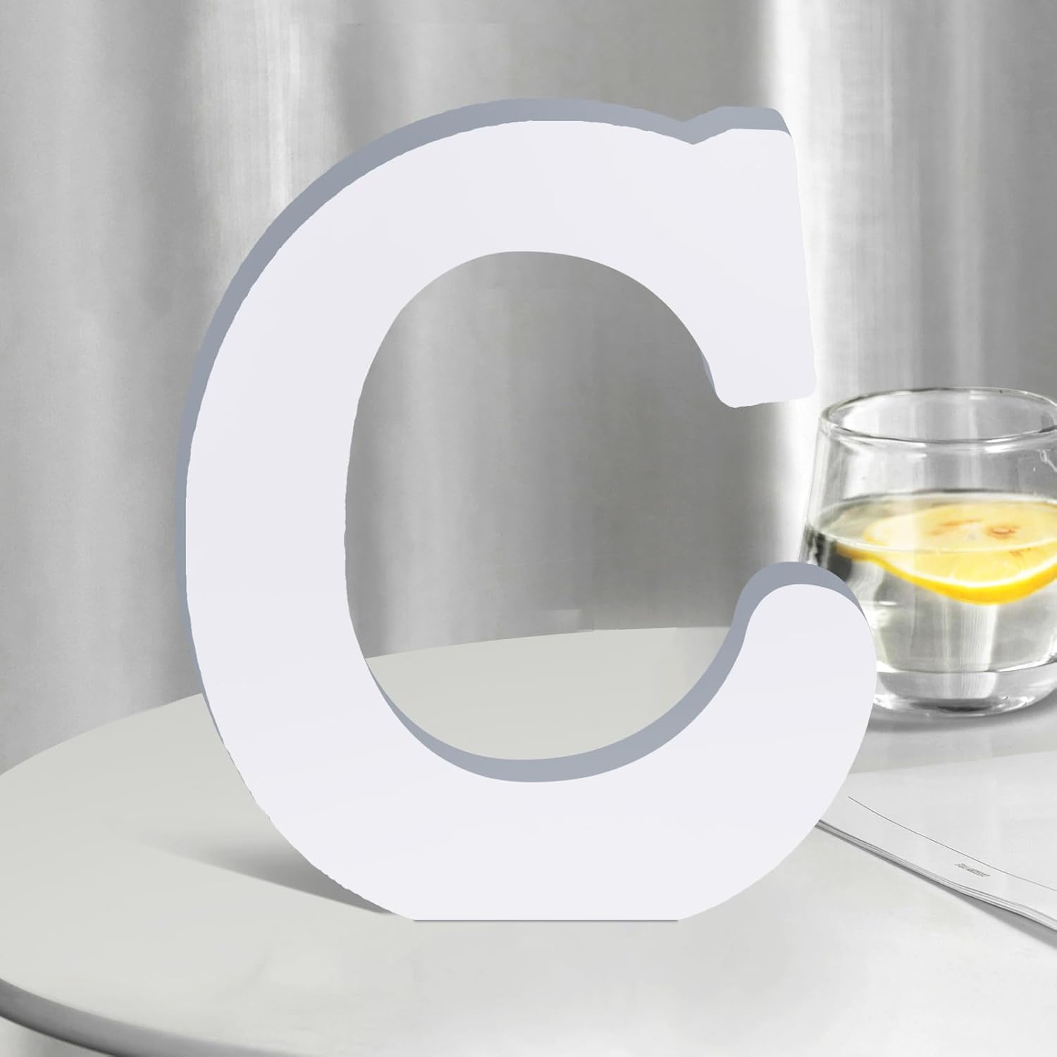 Amazon.com: White Wooden Letters 8 Inch for Wall Decor,Large Unfinished ...