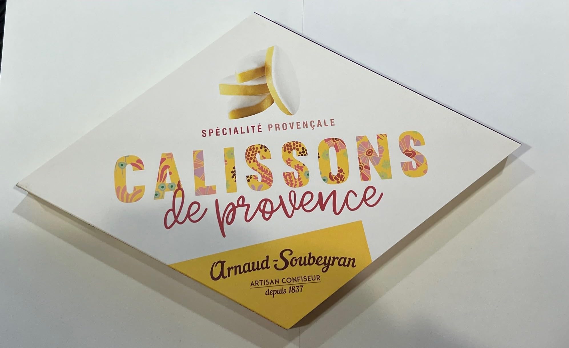 Amazon.com : Andy Anand Calissons de Provence, 28 Pcs Soft Almond Paste ...