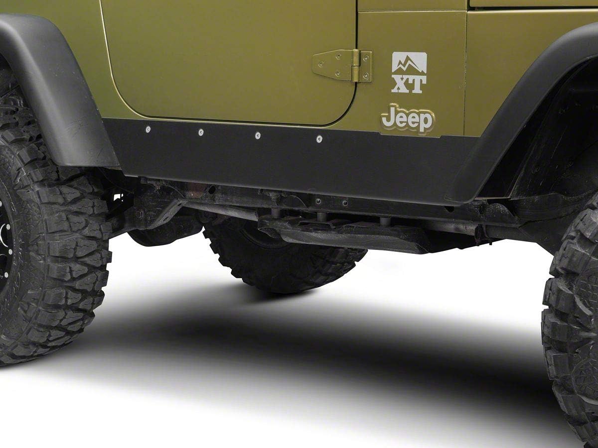 Amazon.com: Fits Jeep TJ Wrangler Diamond Plate Side Rocker Panels 5 3/ ...