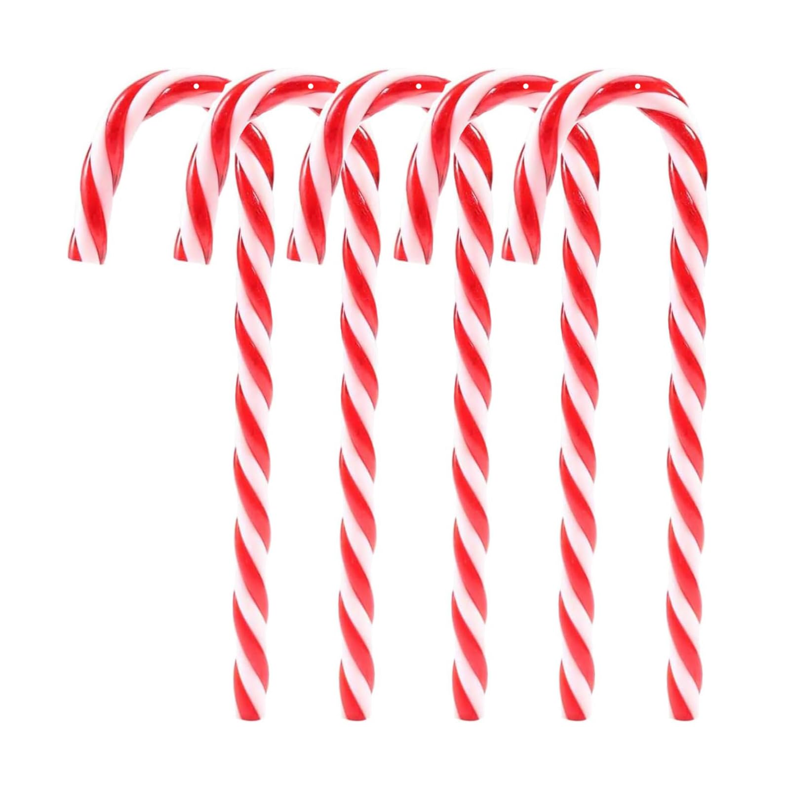 Amazon.com: 32pcs Christmas Plastic Candy Canes Xmas Tree Hanging ...