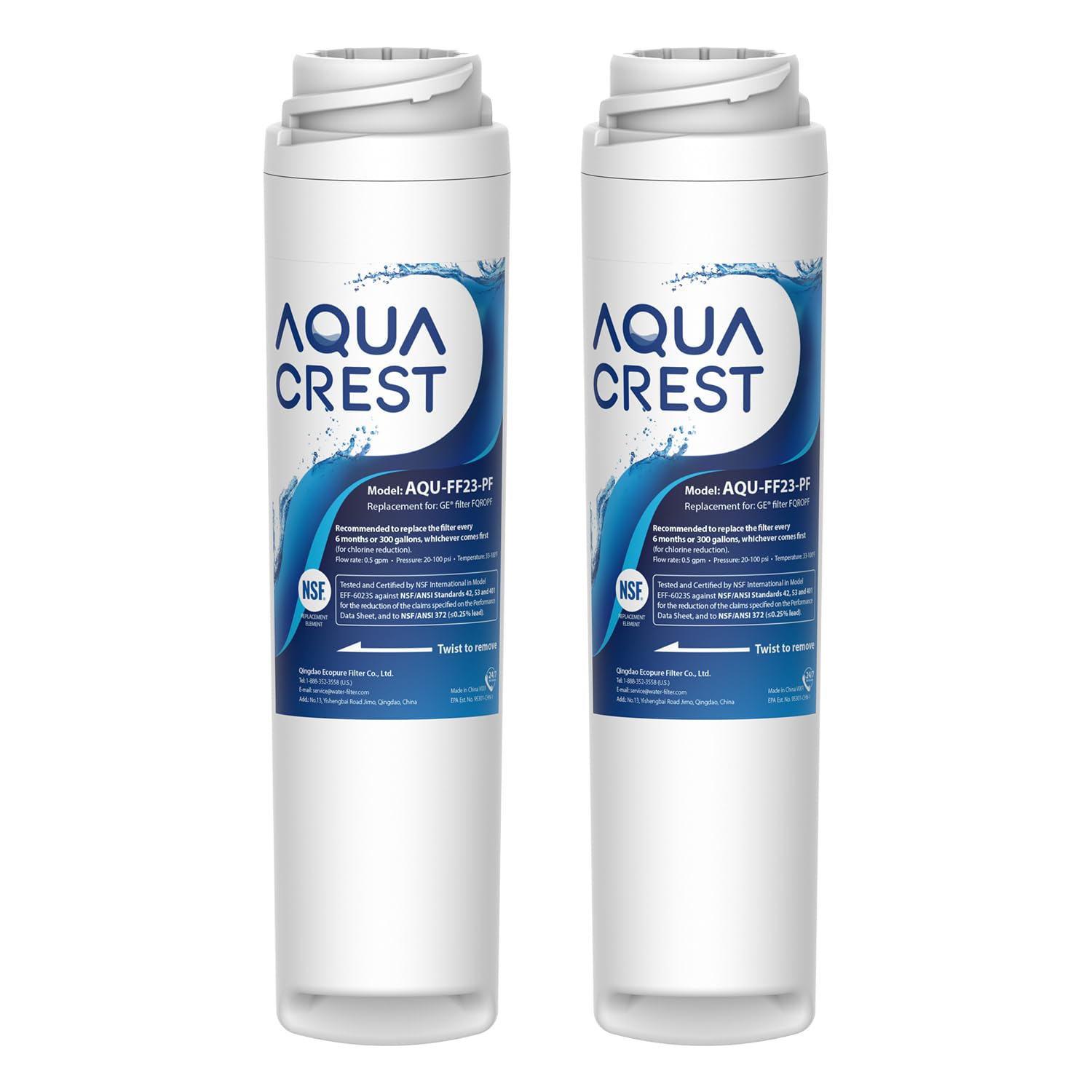 Amazon.com: AQUA CREST FQROPF, FQSLF - Repuesto para FQROPF, FQSLF ...