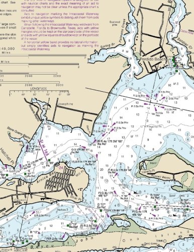 Nautical Chart Design Graph Paper Book: 8 1/2 x 11 Inch, 200 pages ...