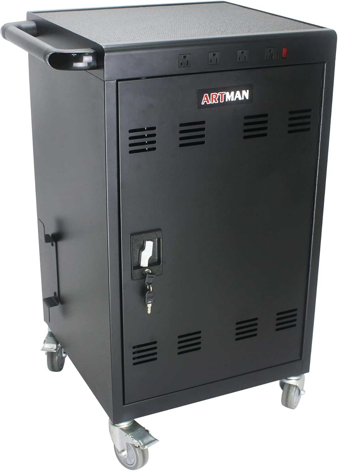 Amazon.com: 35 Device Mobile Charging Cart, Laptop Charging Cabinet ...