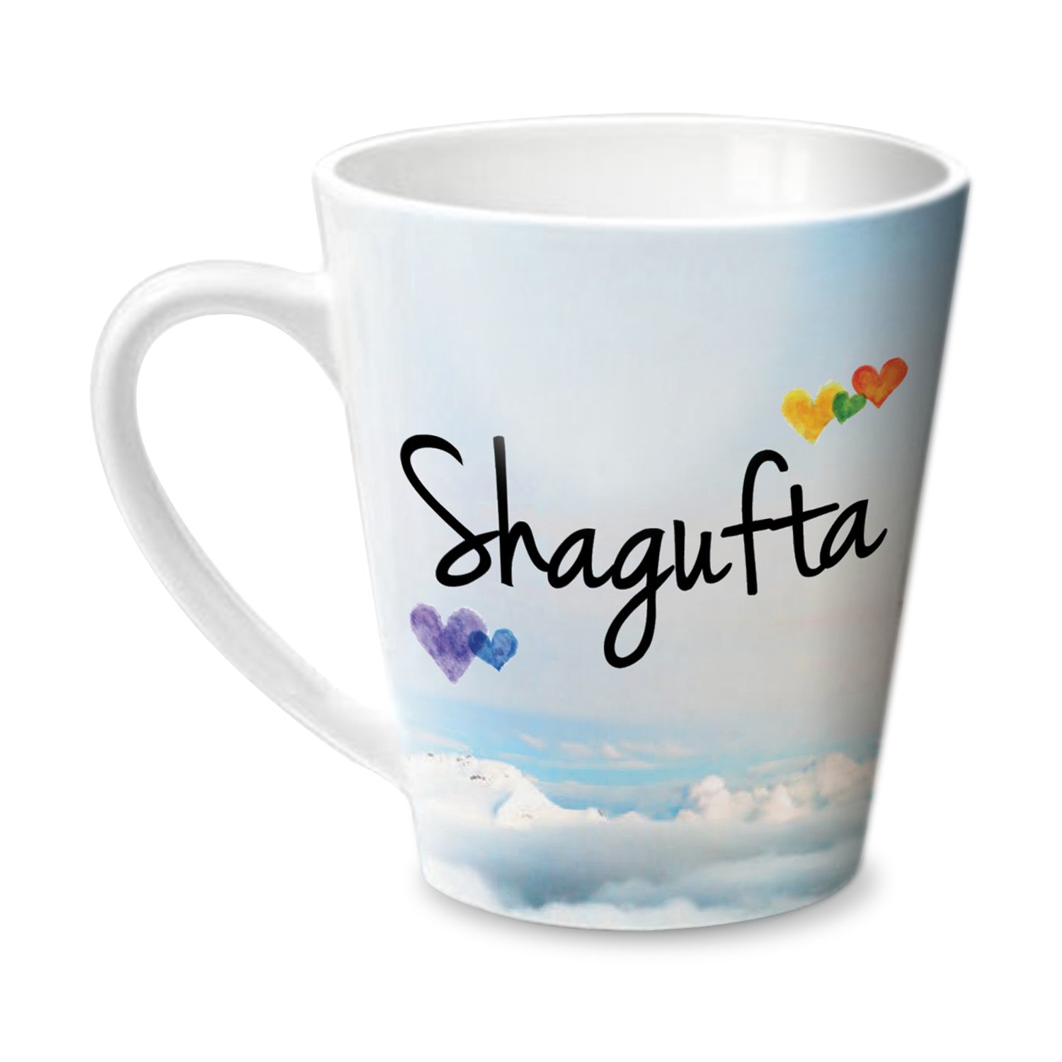 Shagufta Name Logo