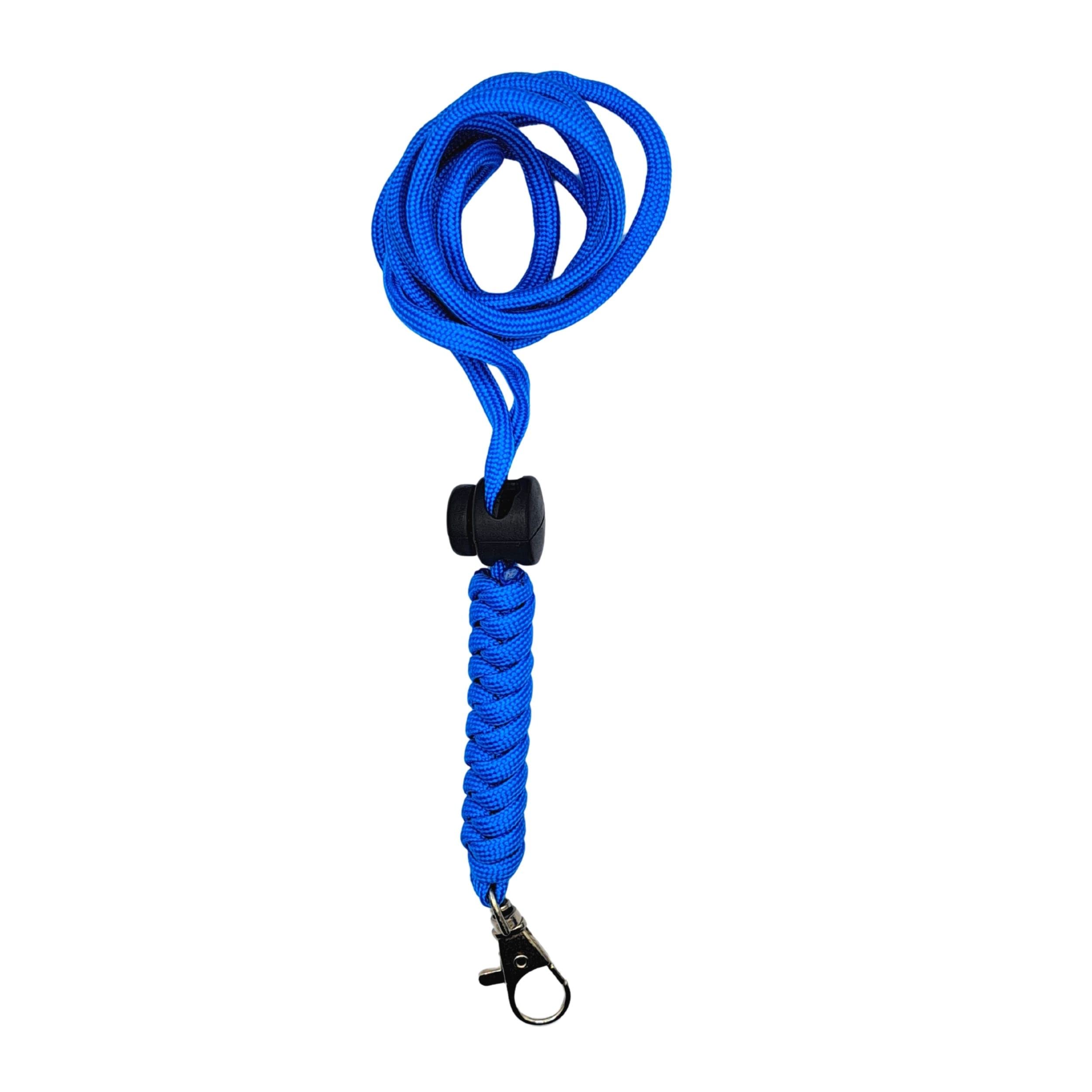 Tough Paracord Neck Lanyard for Dog Whistles & Clickers, ID, Keys ...