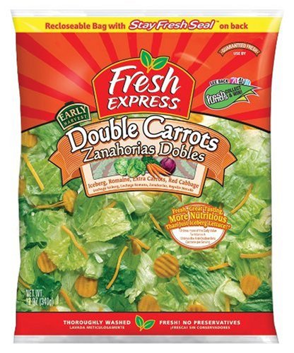 Amazon.com: Fresh Express Iceberg with Double Carrots & Romaine ...