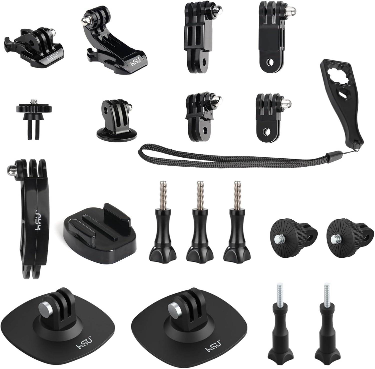 Amazon.com : HSU Basic Adapter Grab Bag and Flexible Adhesive Mount Kit ...