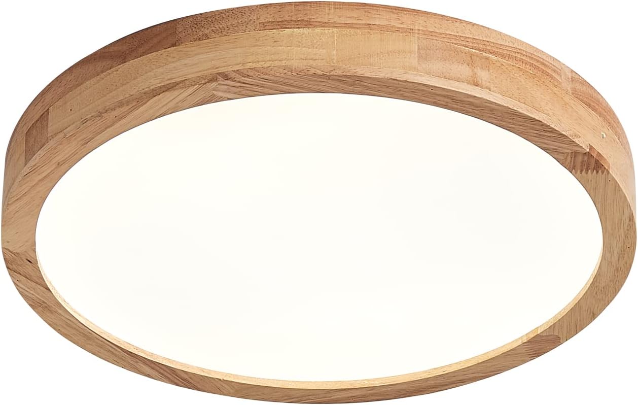 Faszinierend Deckenleuchte Rund Holz Bilder